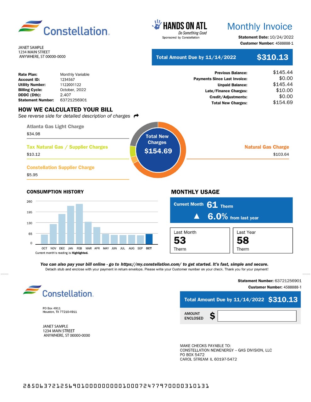 Understanding and Calculating Electricity & Gas Bill Charges ...